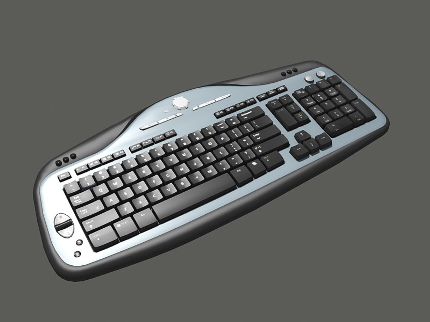 3d model modern keyboard