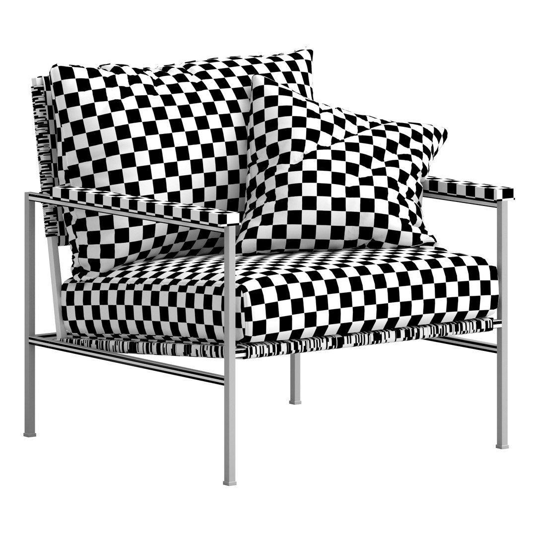 3D Coco Republic Deus Outdoor Lounge Chair - TurboSquid 2165925