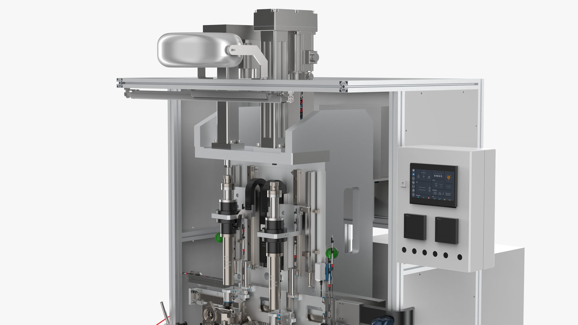 Automatic Bearing And Circlip Press Fitting Machine Model - TurboSquid ...