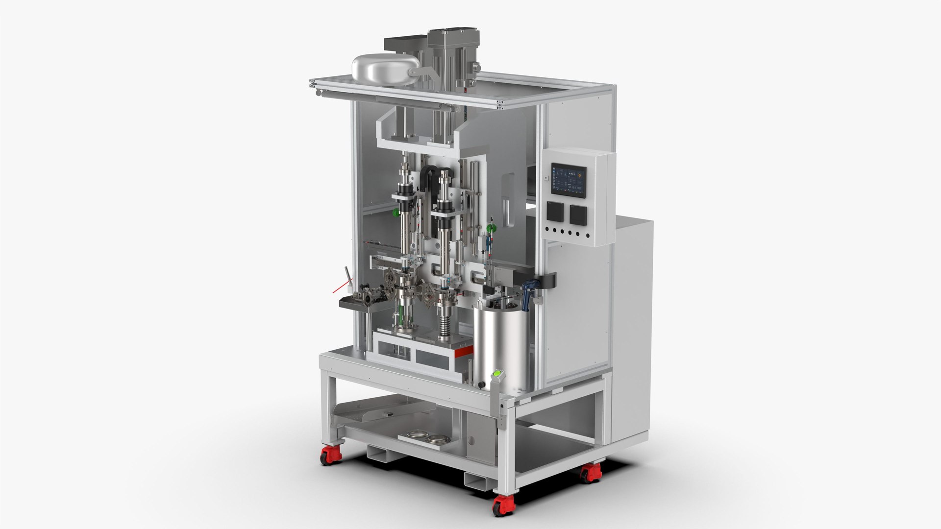 Automatic Bearing And Circlip Press Fitting Machine Model - TurboSquid ...