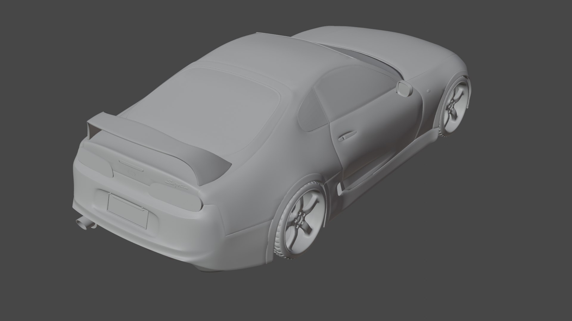 Toyota Supra 3D model - TurboSquid 2180646