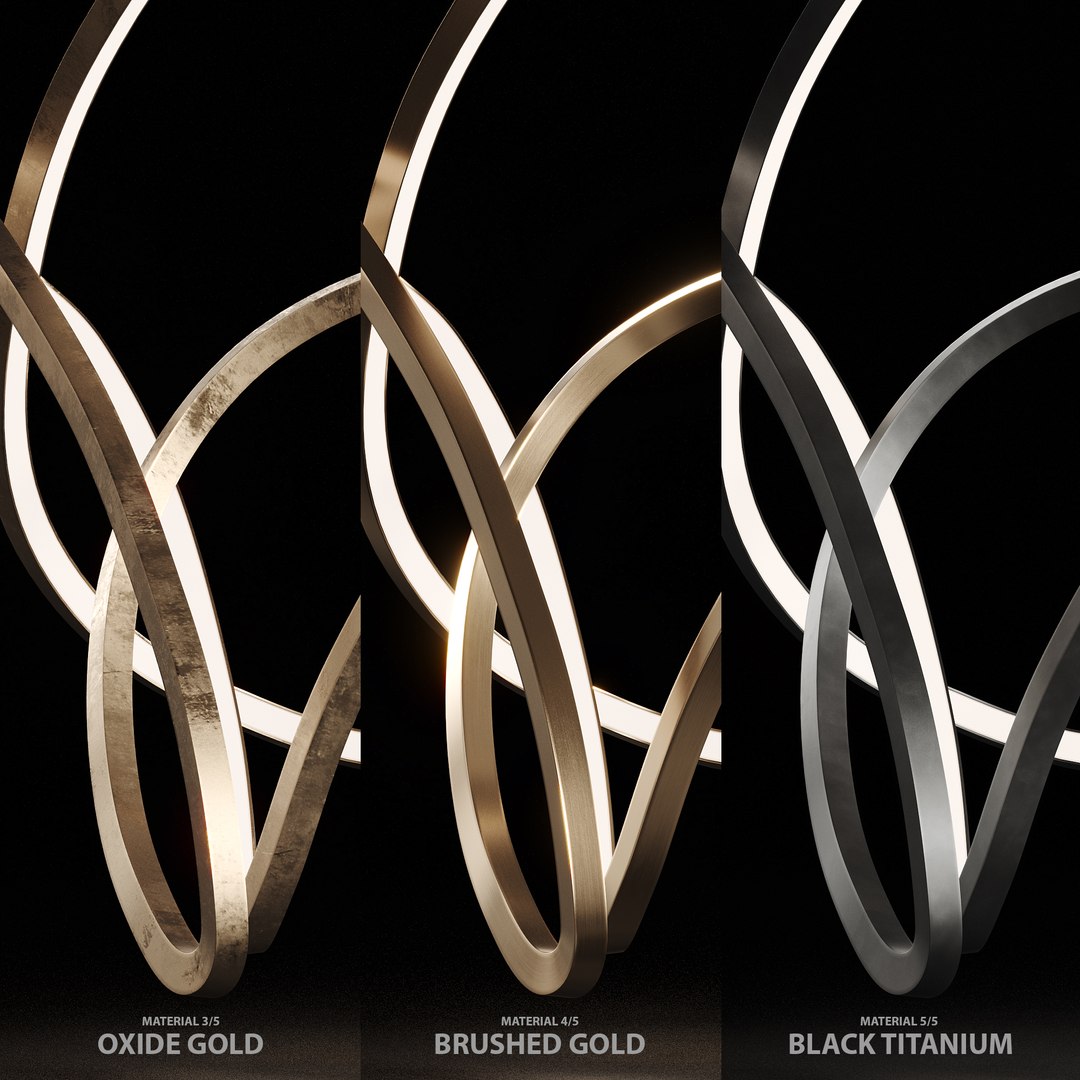 Inari Lite 067-L Ribbon Lamp by Cameron Design House 3D model ...