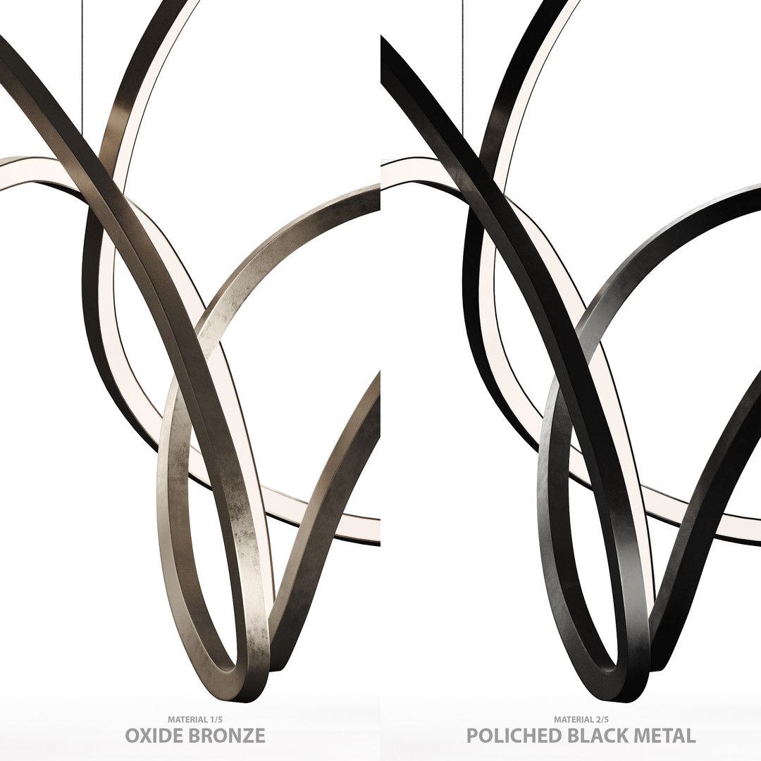 Inari Lite 067-L Ribbon Lamp by Cameron Design House 3D model ...
