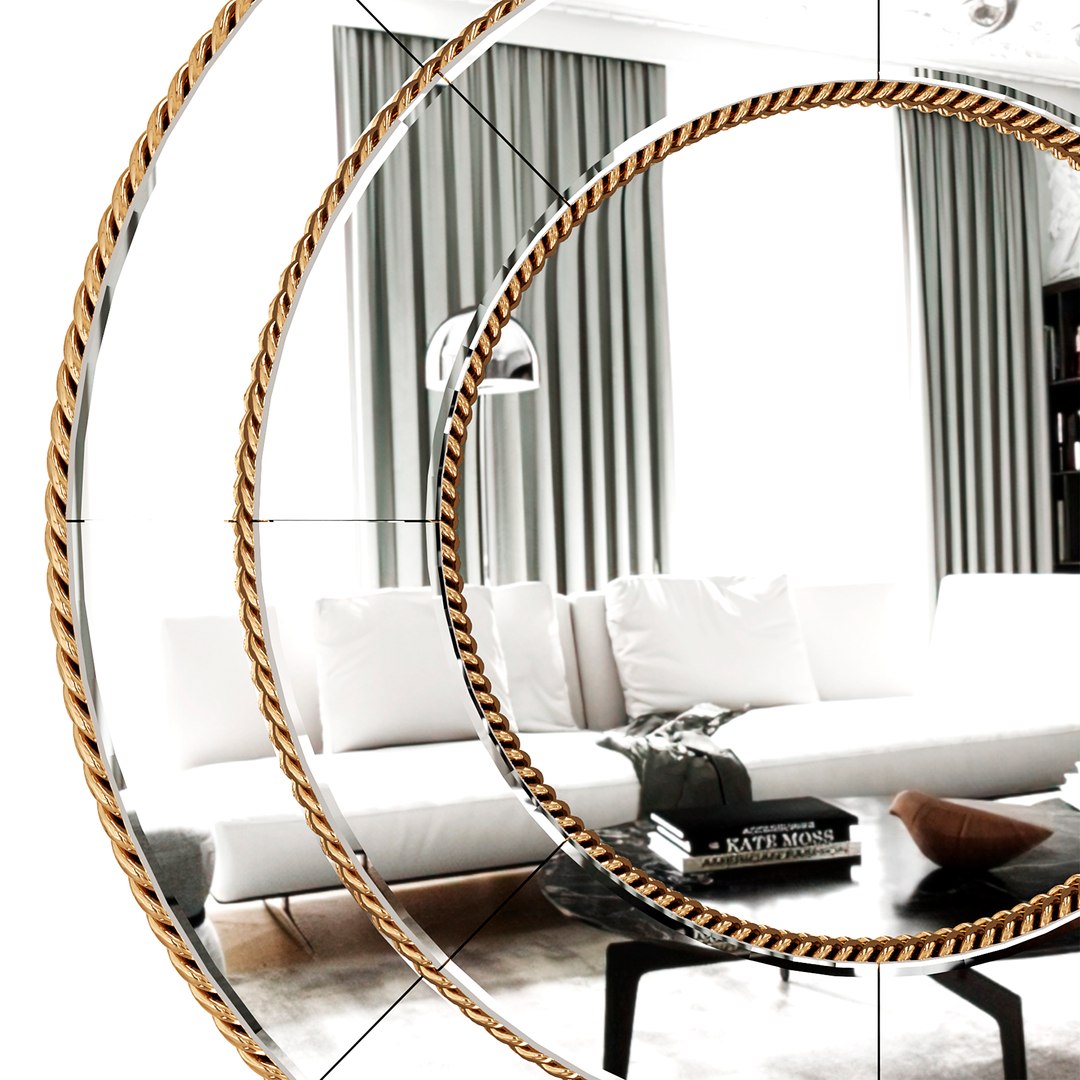 3D Crown Mirror - TurboSquid 1940243