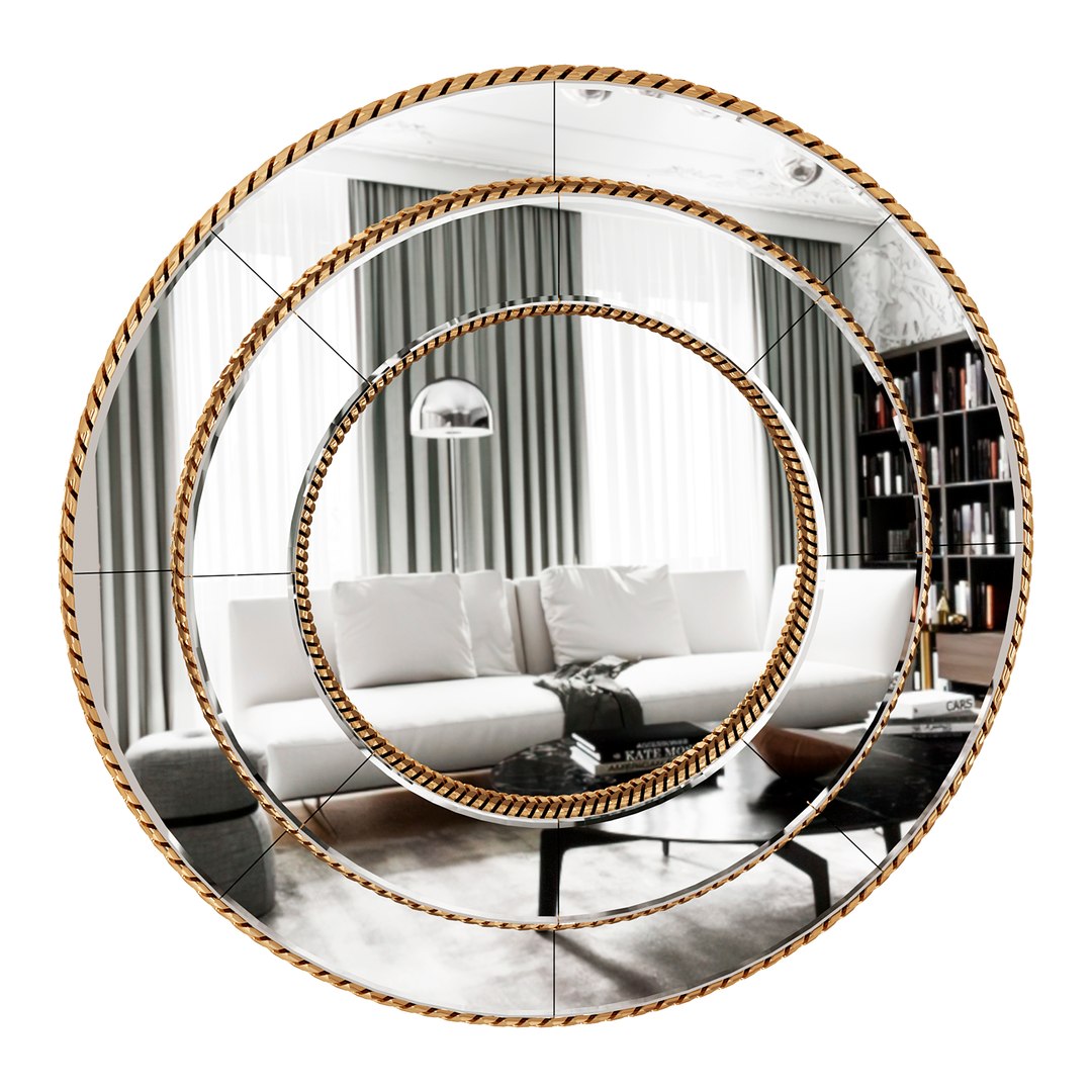 3D Crown Mirror - TurboSquid 1940243