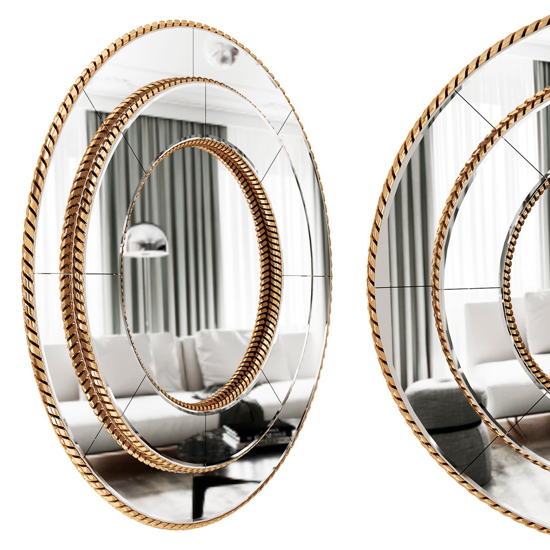 3D Crown Mirror - TurboSquid 1940243