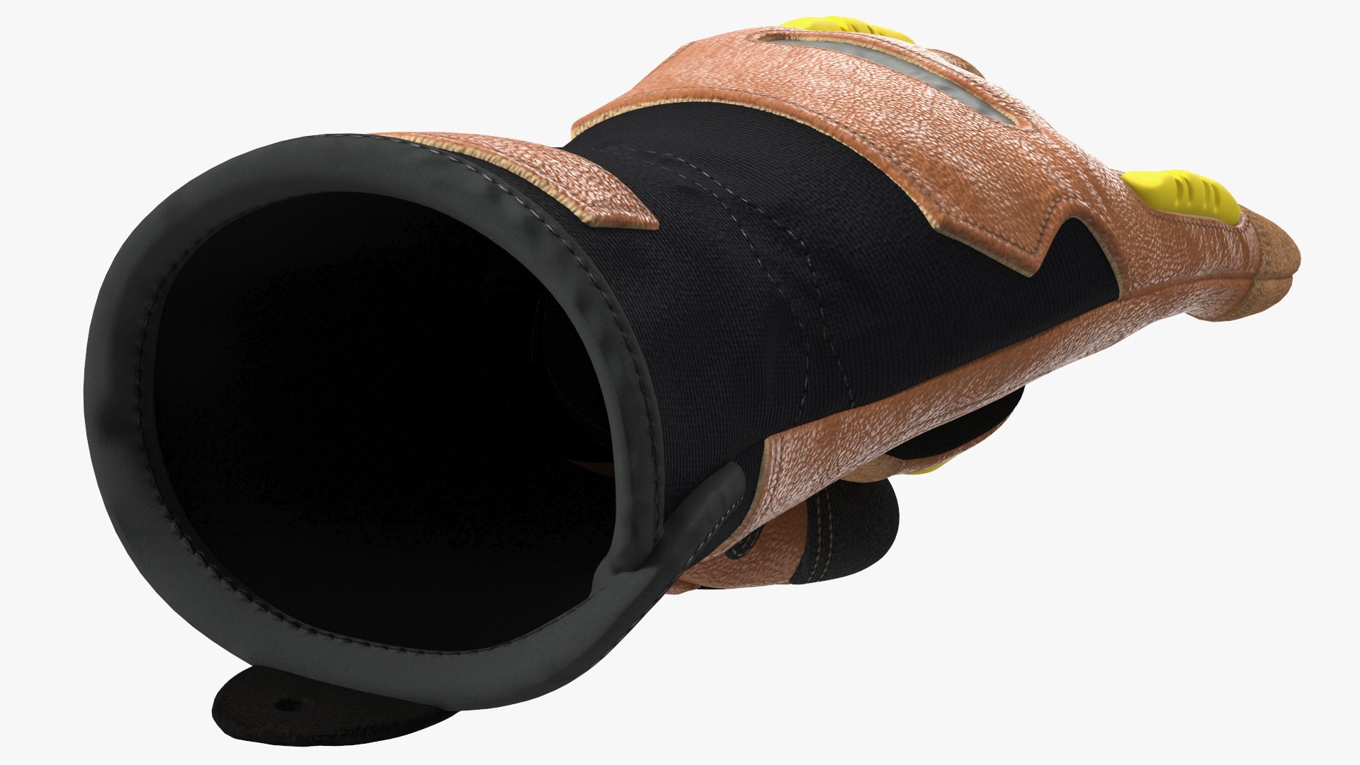 3D Safety Leather Gloves with Knuckle Guards Sign of the Horns ...