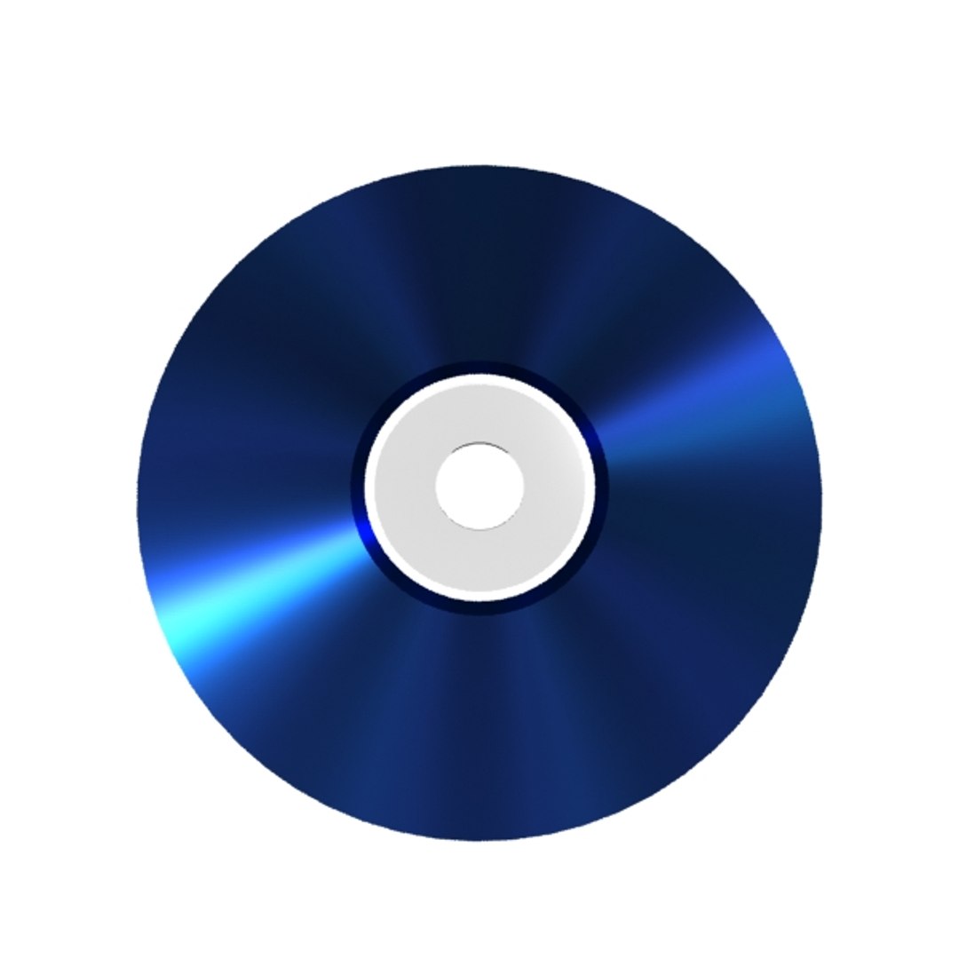 Blu-ray Disc 3d Model