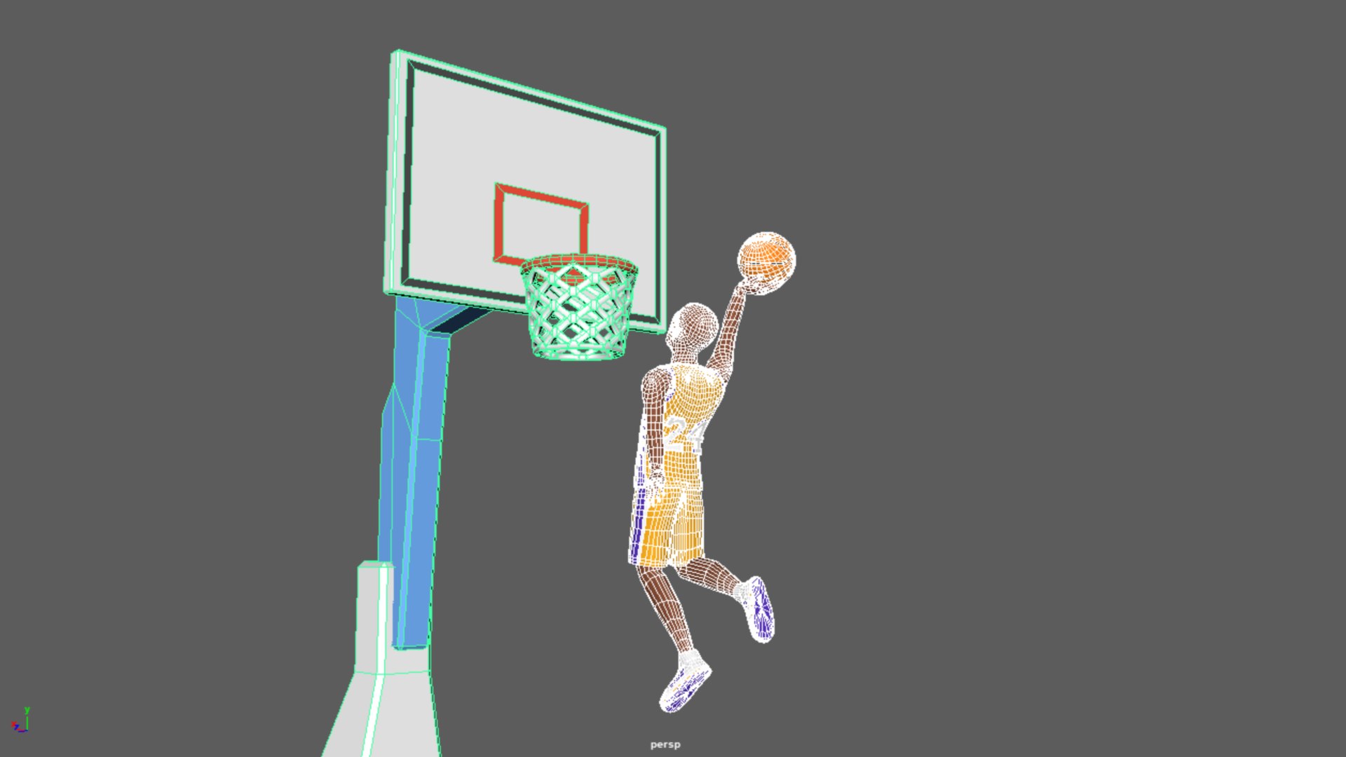 3D Basketball Turnstile Animation With Character Model - TurboSquid 1919050