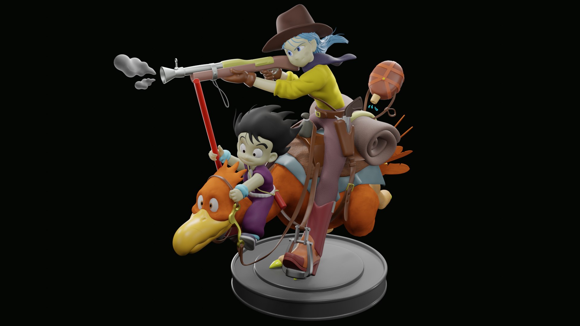 Dragon Ball - Bulma Goku 3D - TurboSquid 2313051