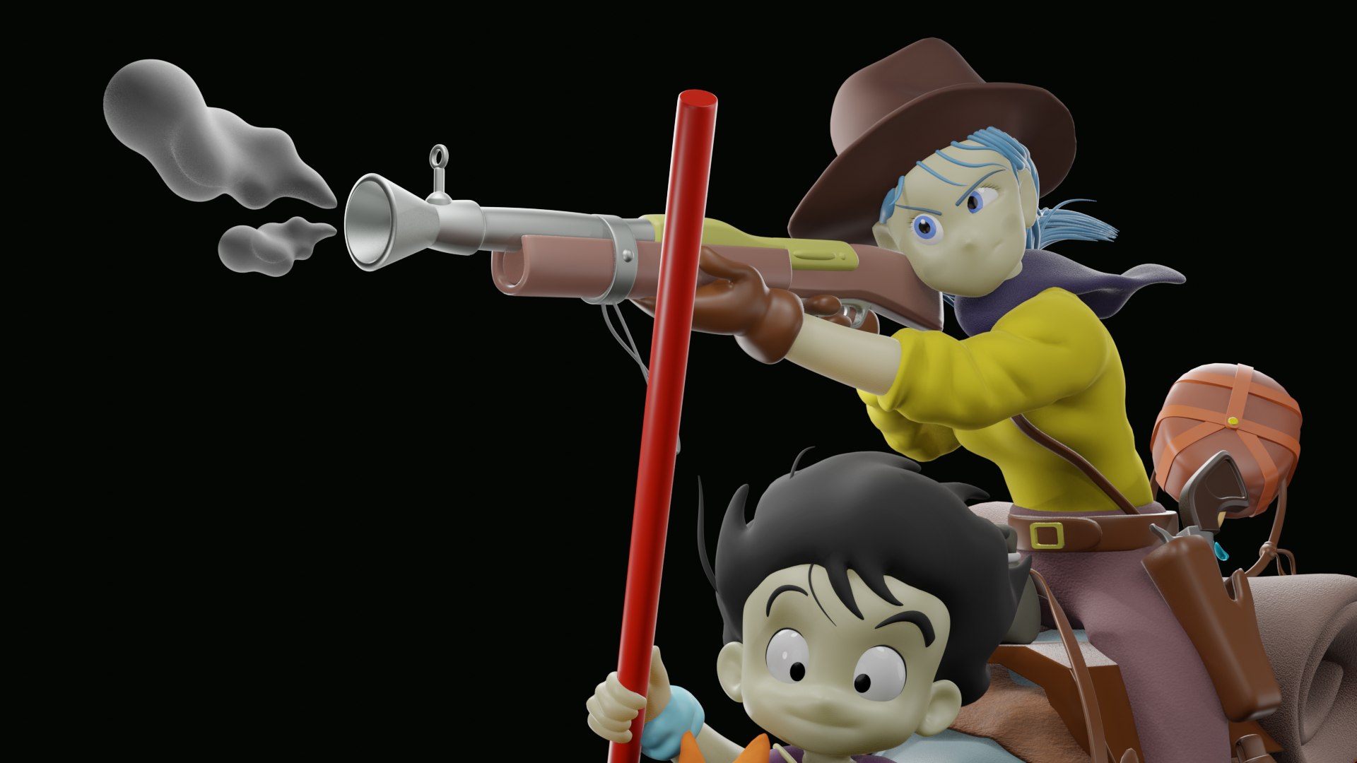 Dragon Ball - Bulma Goku 3D - TurboSquid 2313051