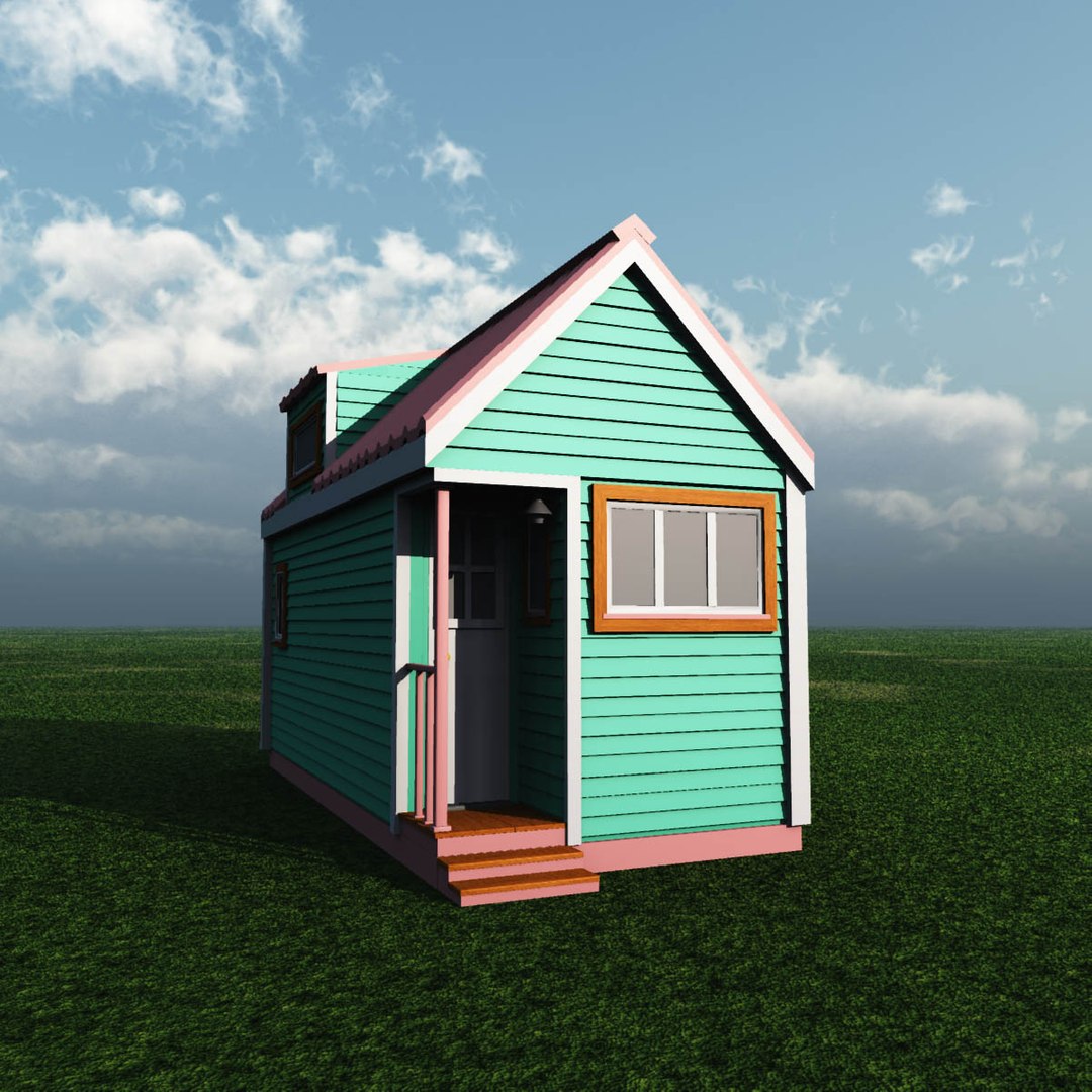 3D Model Tiny House - TurboSquid 1168578