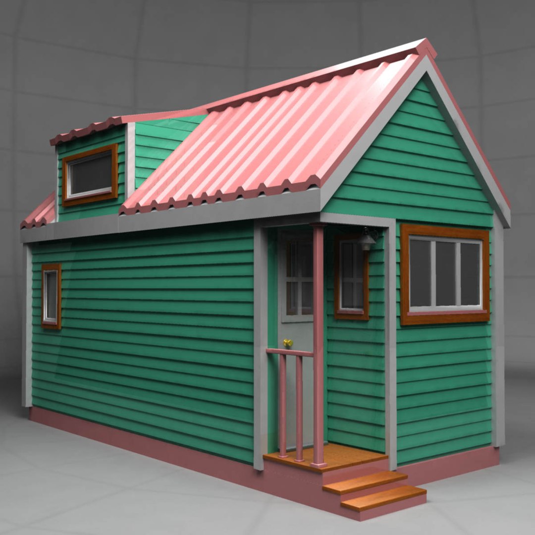 3D Model Tiny House - TurboSquid 1168578