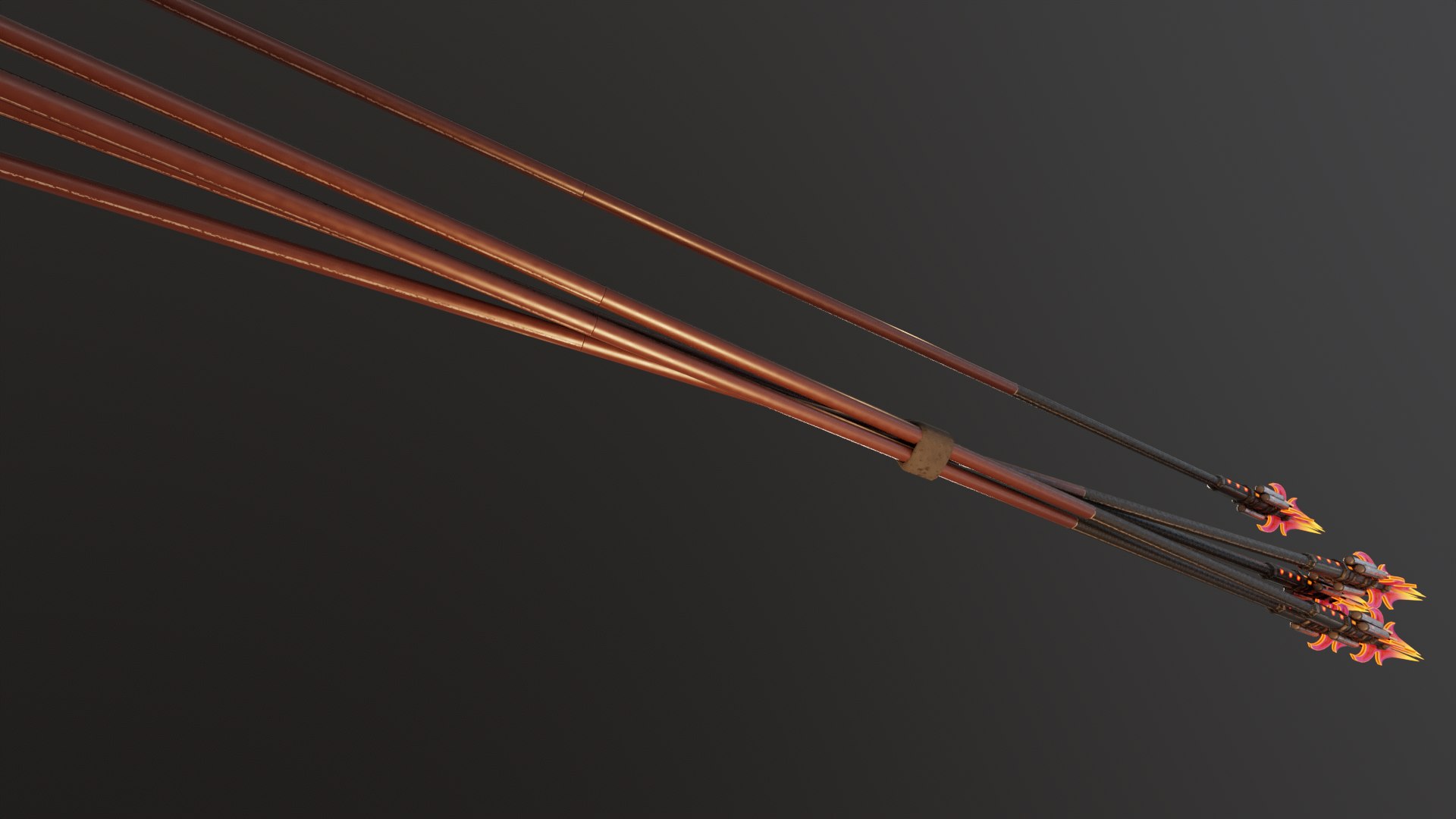 3D Sci-Fi Fire Arrows - TurboSquid 2279163