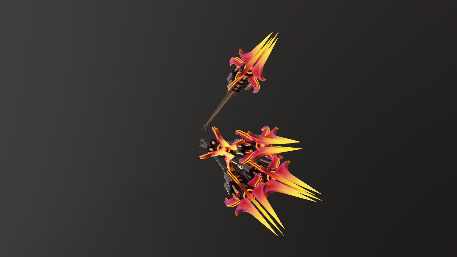 3D Sci-Fi Fire Arrows - TurboSquid 2279163