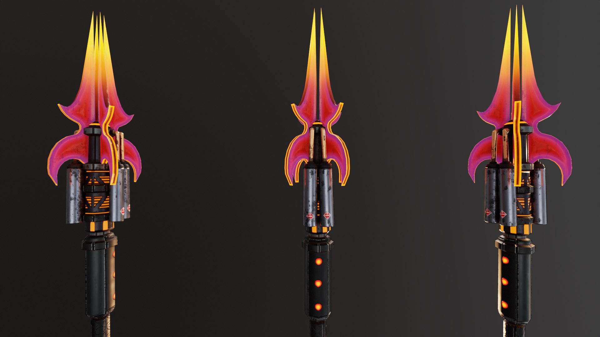 3D Sci-Fi Fire Arrows - TurboSquid 2279163