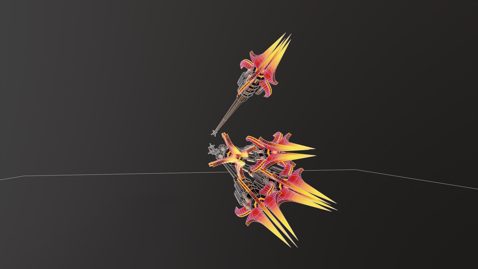 3D Sci-Fi Fire Arrows - TurboSquid 2279163