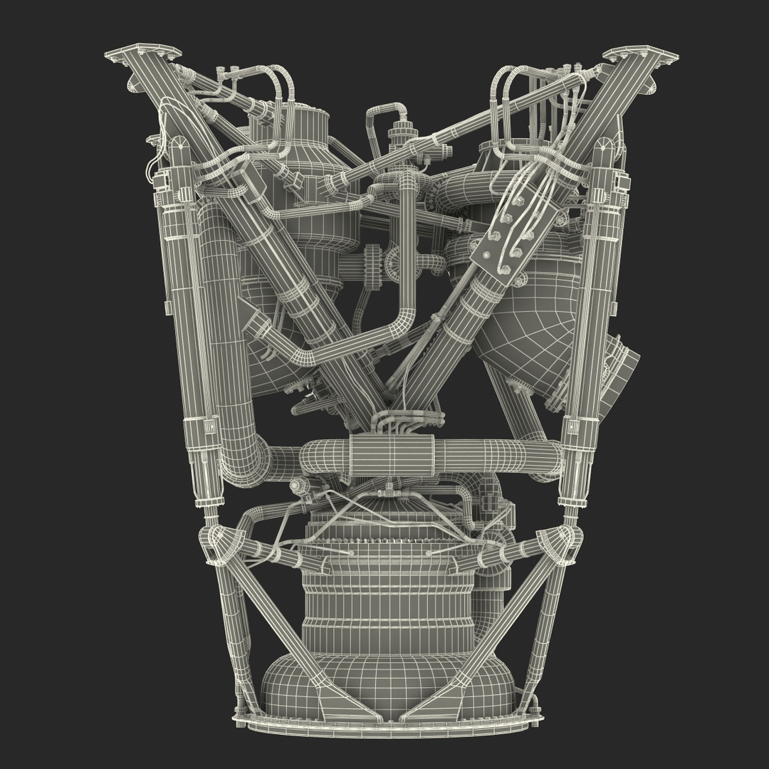 Rocket Engine 2 3d Ma