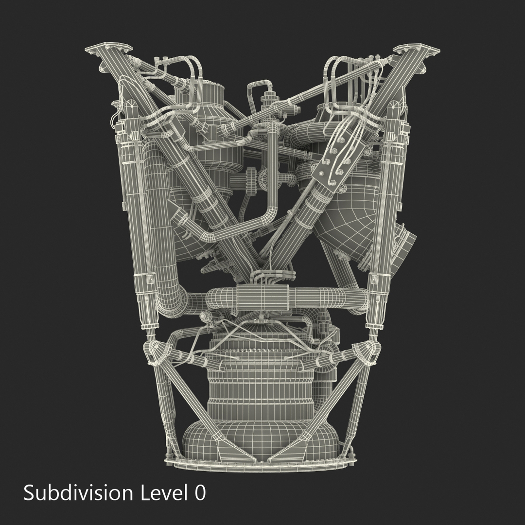 rocket engine 2 3d ma