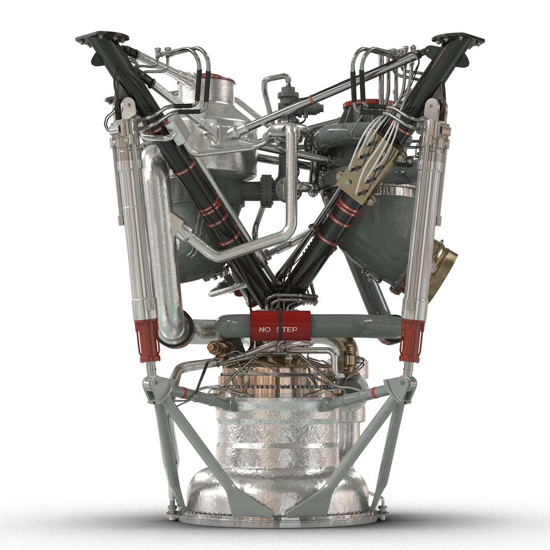 Rocket Engine 2 3d Ma