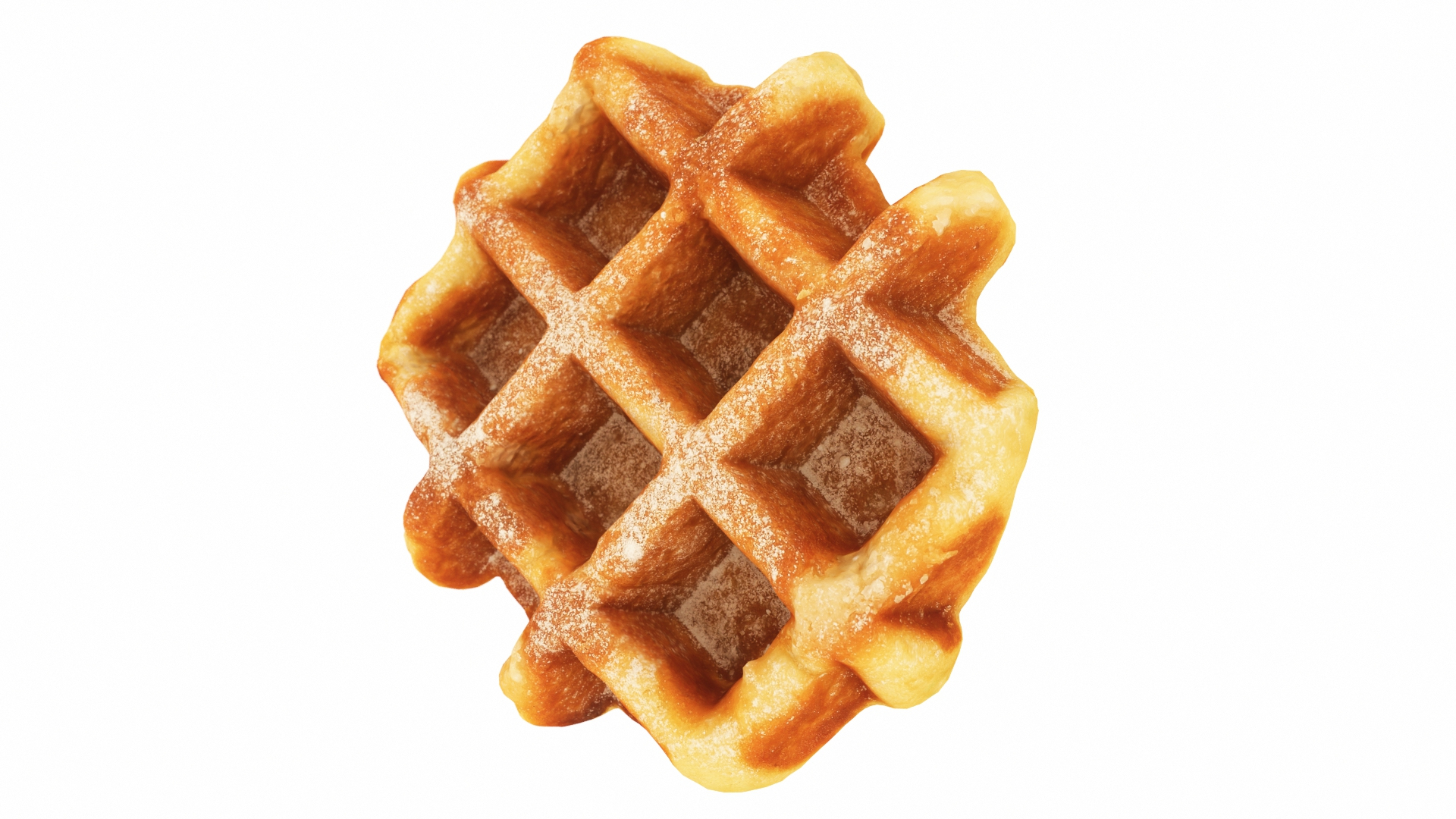 Waffle 3 Belgian 3D Model - TurboSquid 1782766