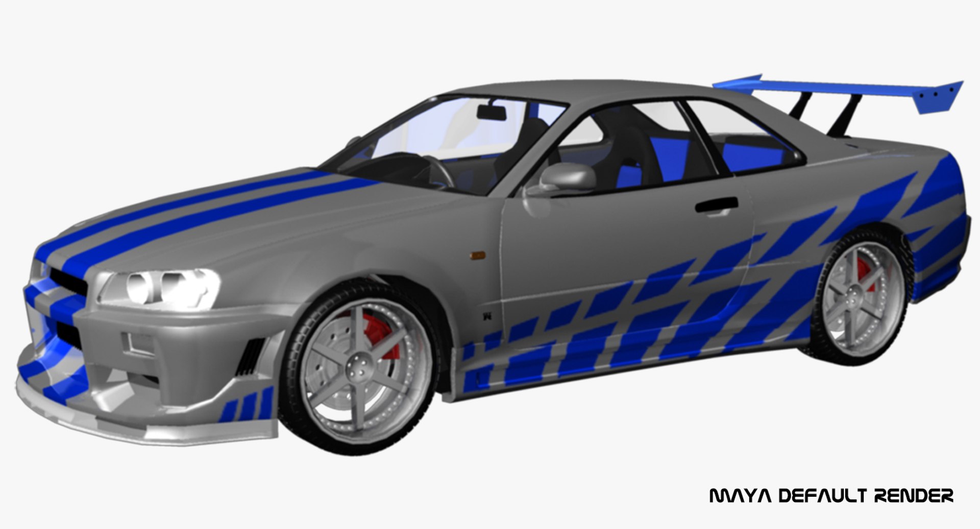 3d model nissan skyline