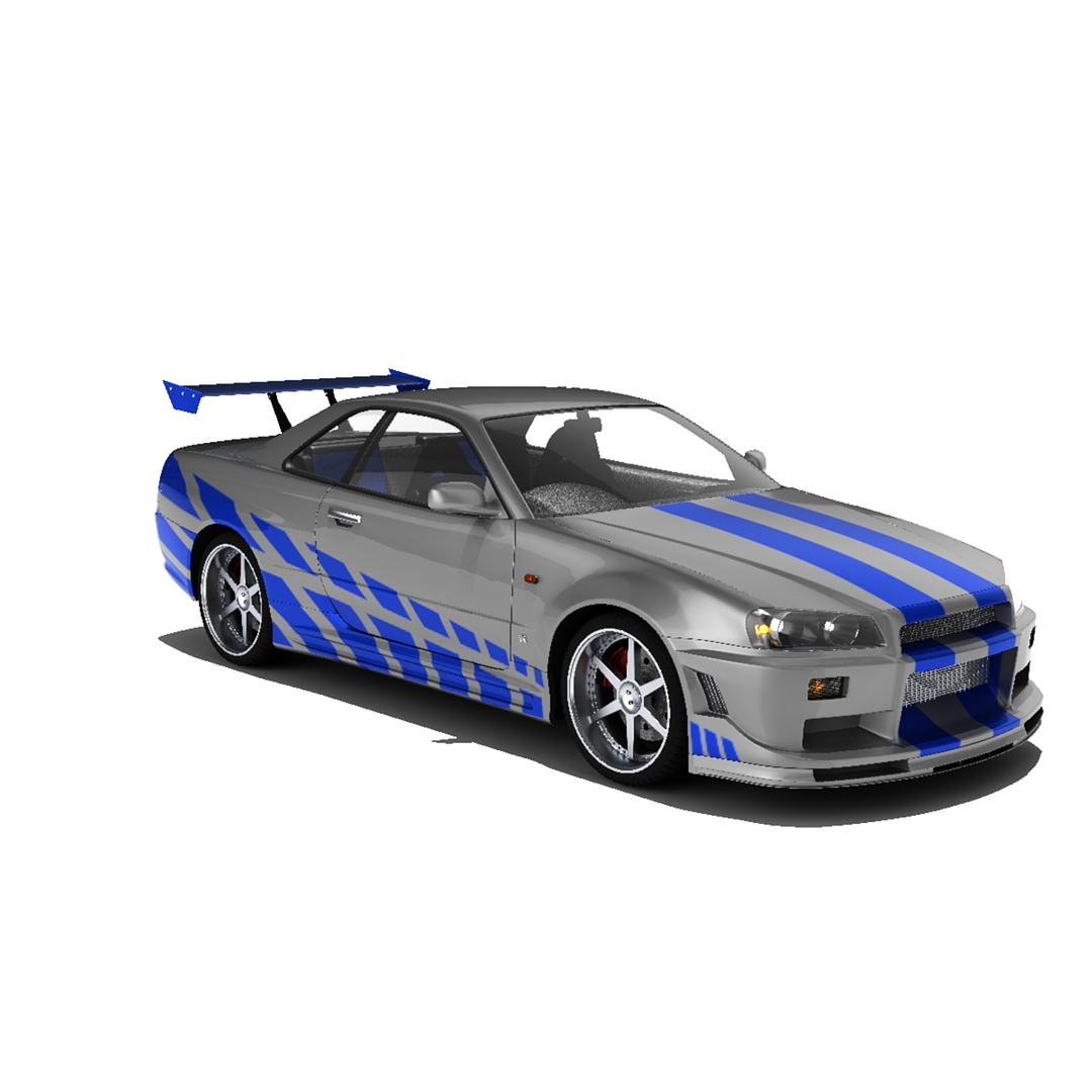 3d model nissan skyline