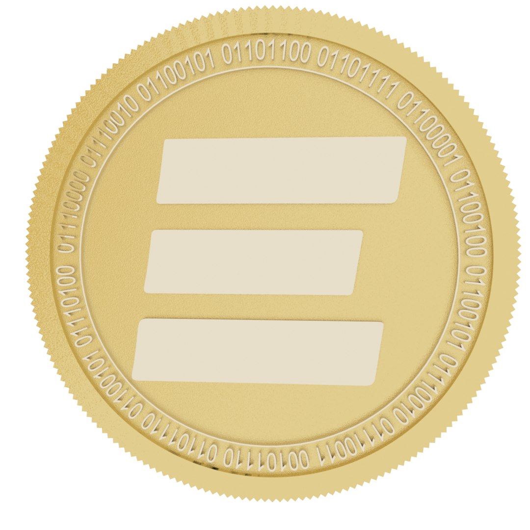 Esports Token Gold Coin 3D Model - TurboSquid 1603012