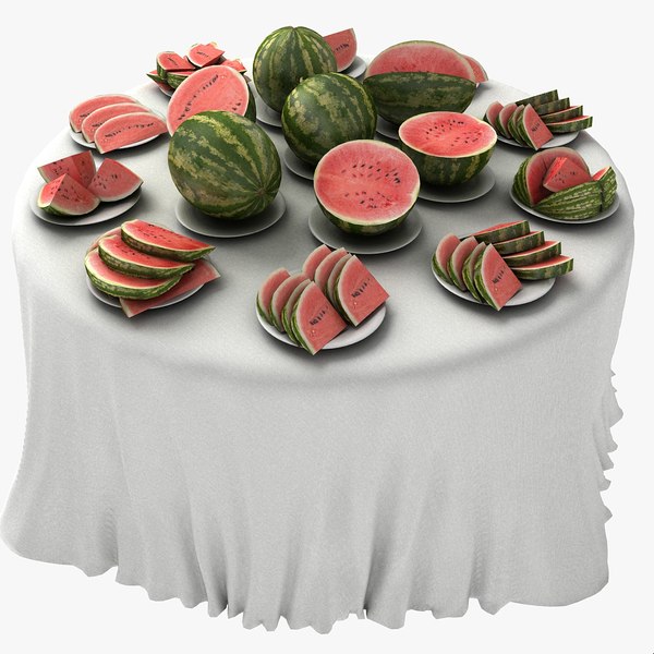 3d food meal model