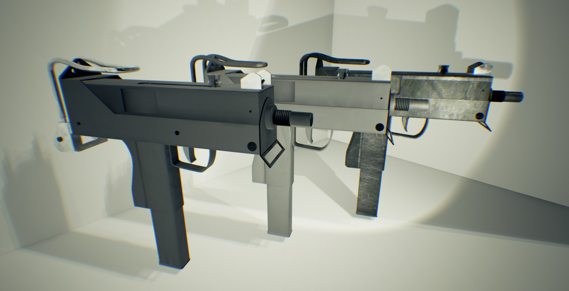 3d Model Micro Uzi