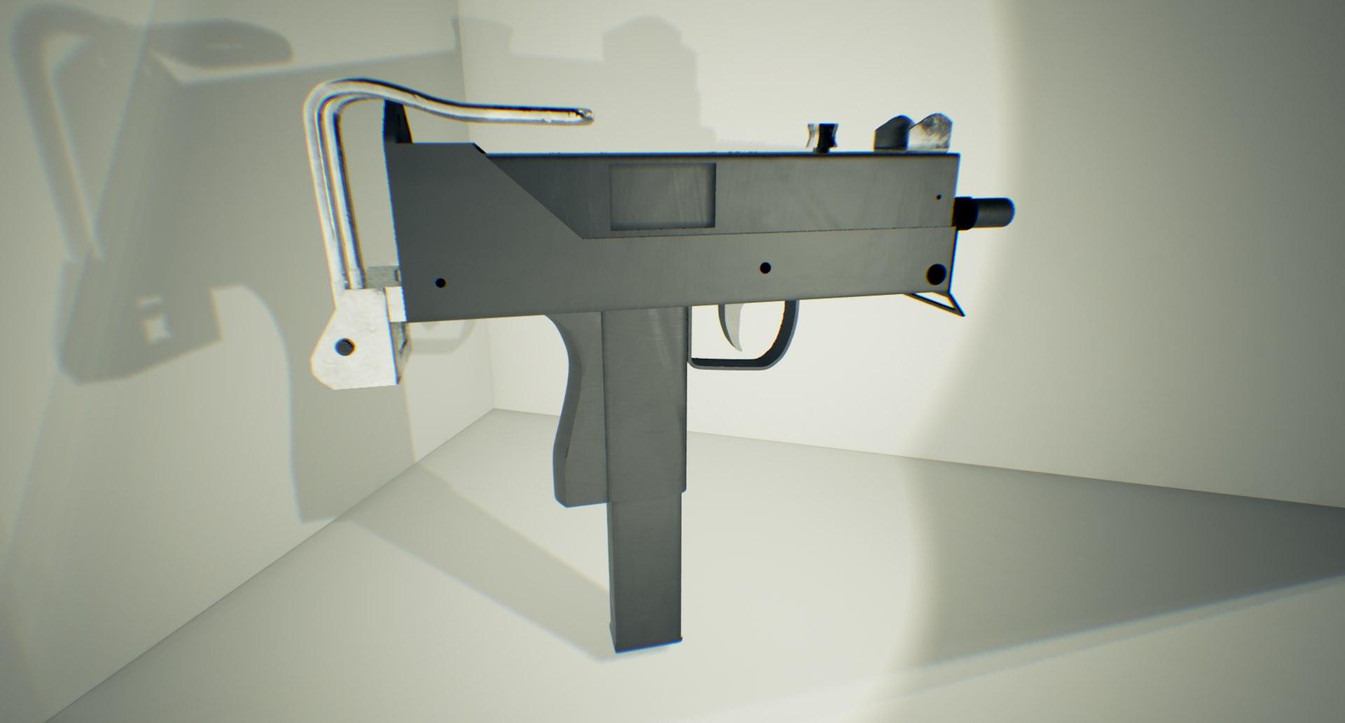 3d Model Micro Uzi