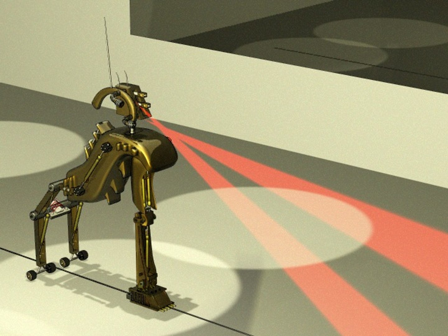 3d monoped robots model