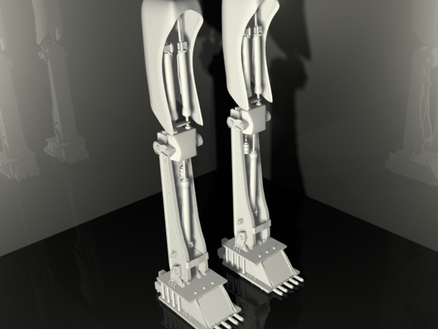 3d monoped robots model