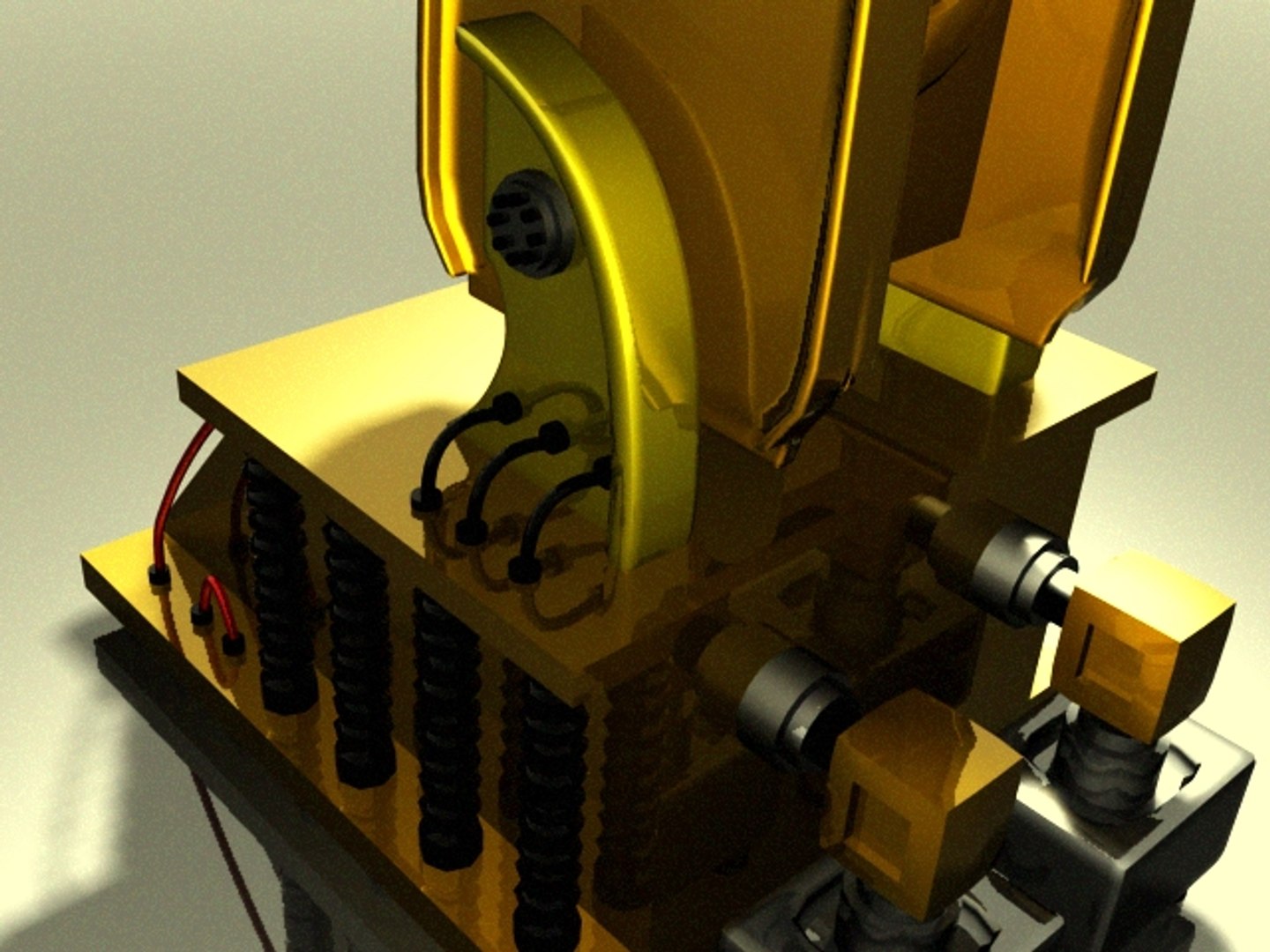 3d monoped robots model