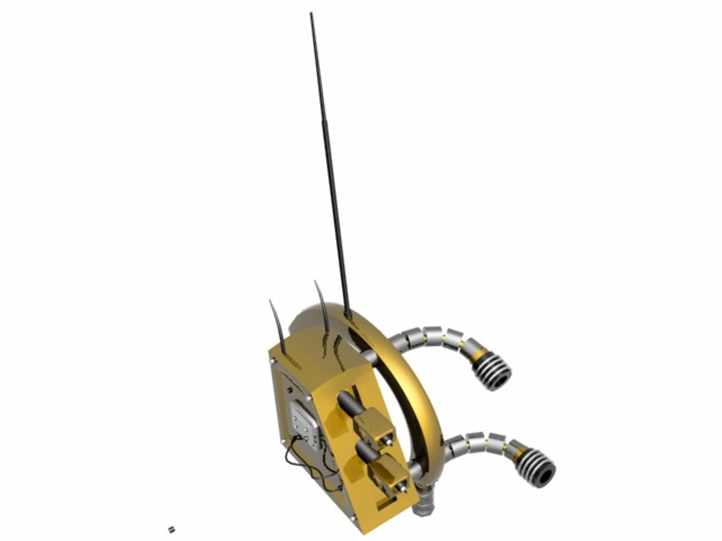 3d monoped robots model