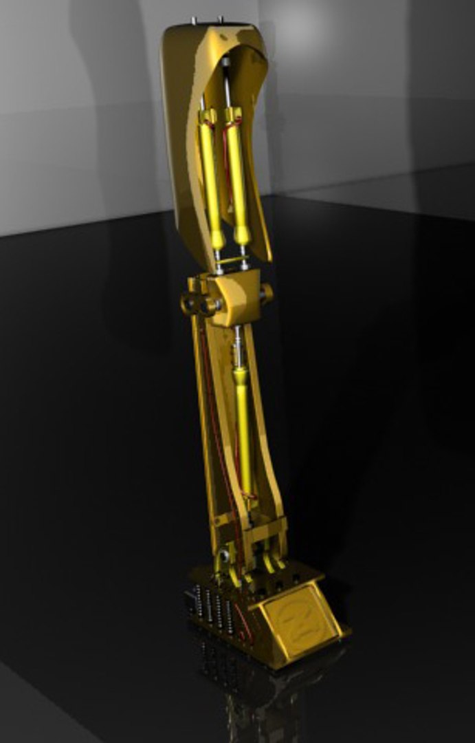 3d monoped robots model