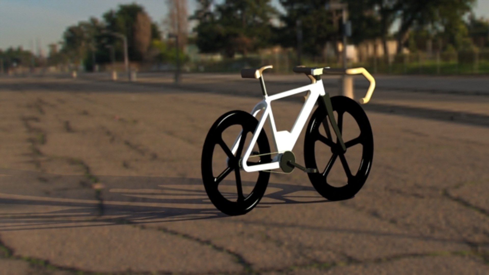 3D Fixie Bike - TurboSquid 1459755
