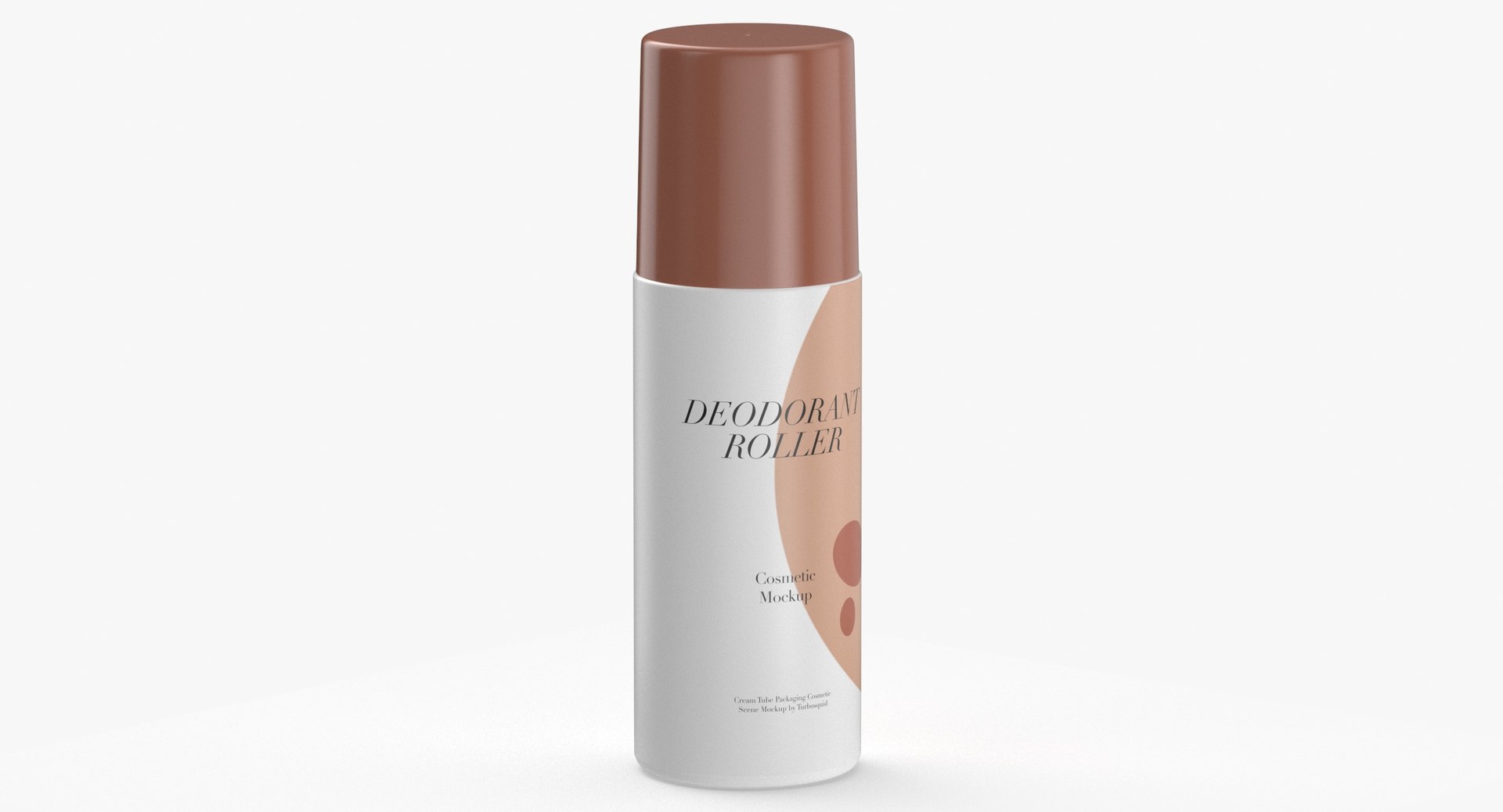 3D Deodorant Container Type 02 Blank and Generic Basic Poses ...