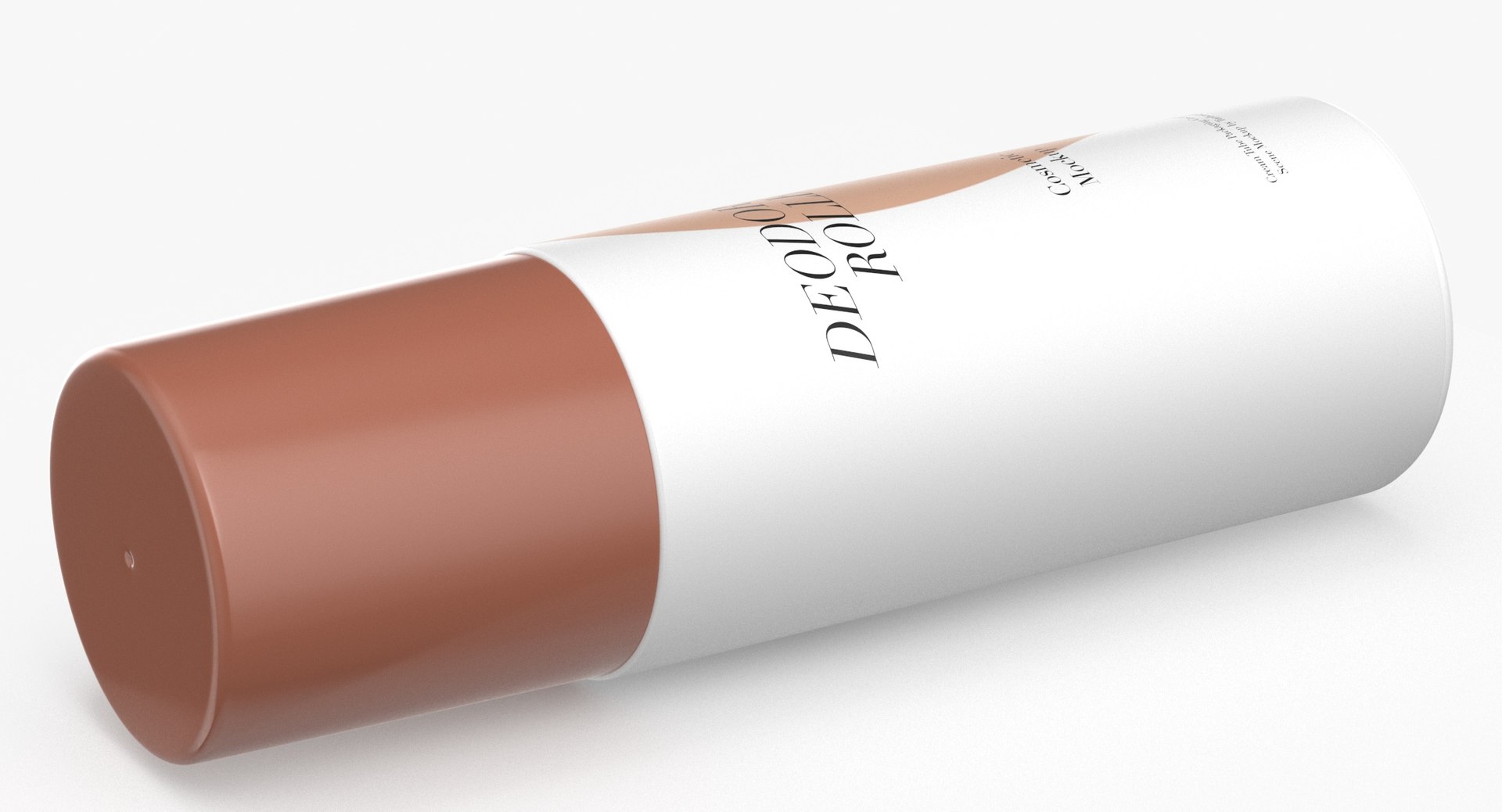 3D Deodorant Container Type 02 Blank and Generic Basic Poses ...