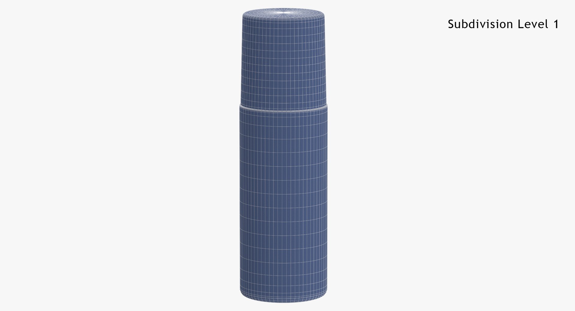 3D Deodorant Container Type 02 Blank and Generic Basic Poses ...