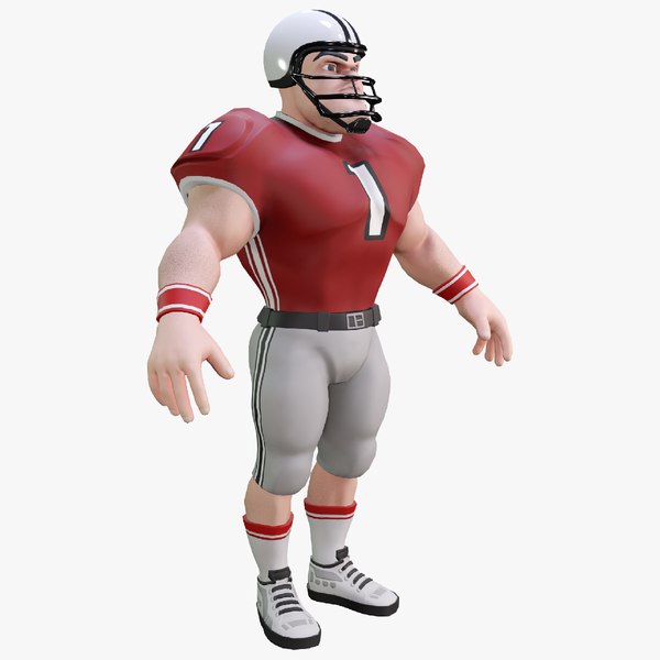 American Football Touchdown Character 06 model - TurboSquid 1979695