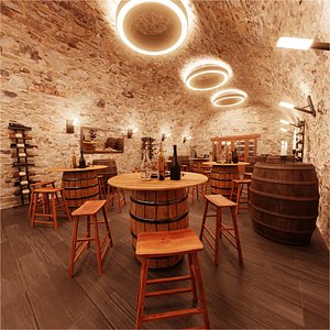 3D model Wine Cellars - TurboSquid 2160109