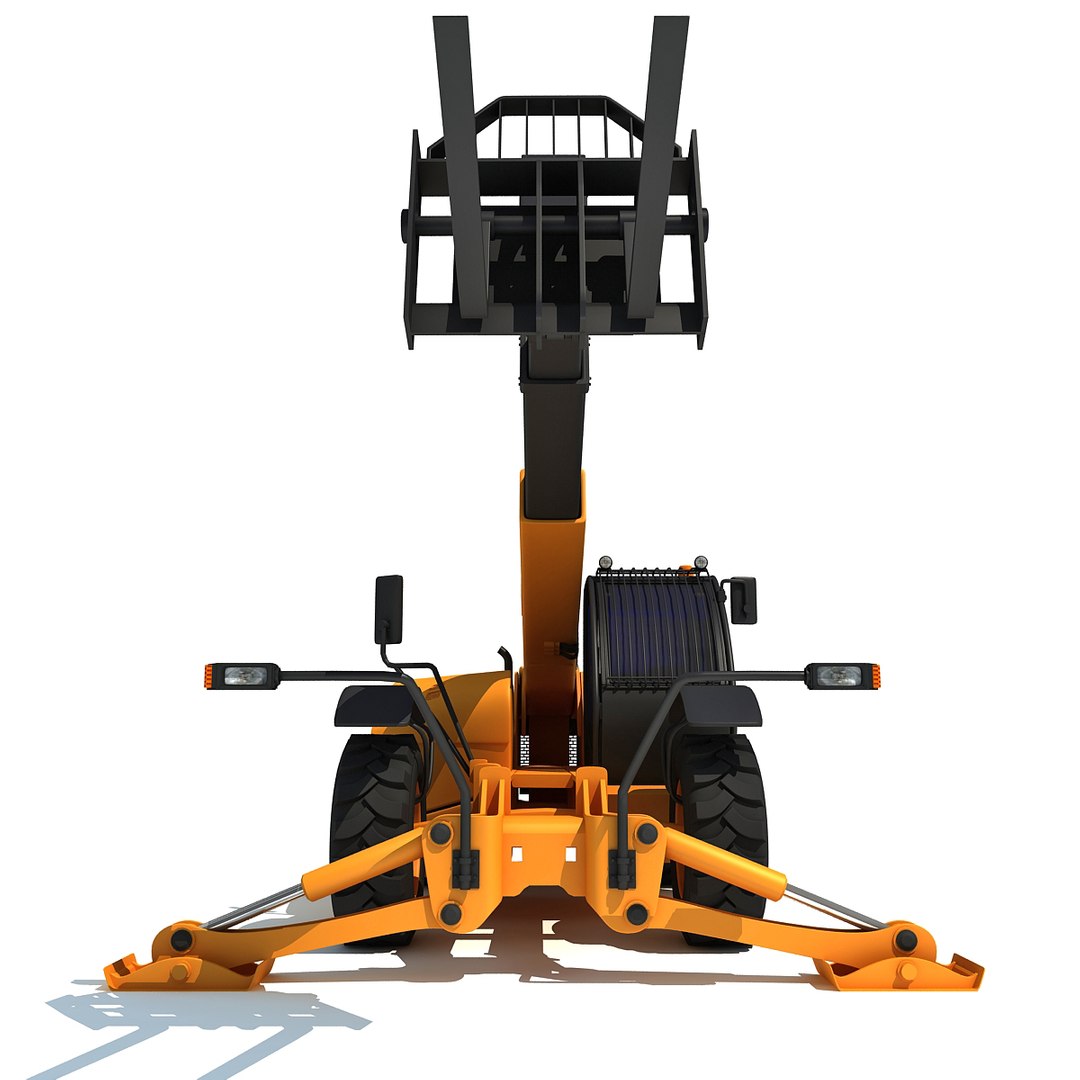 3d Model Case Telescopic Handler