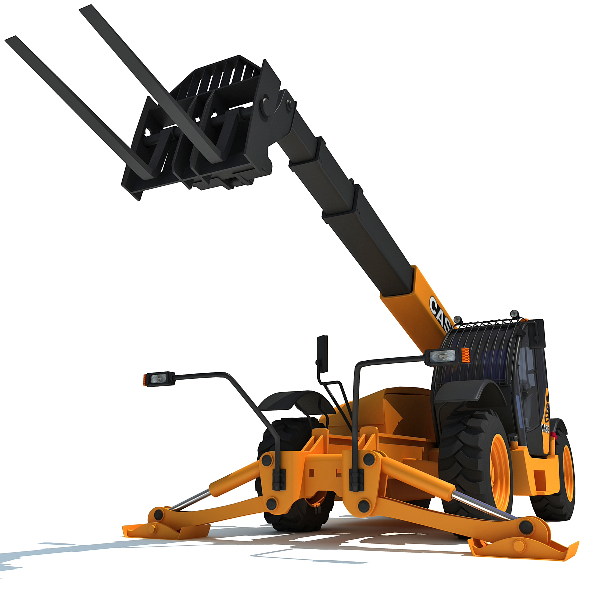 3d model case telescopic handler