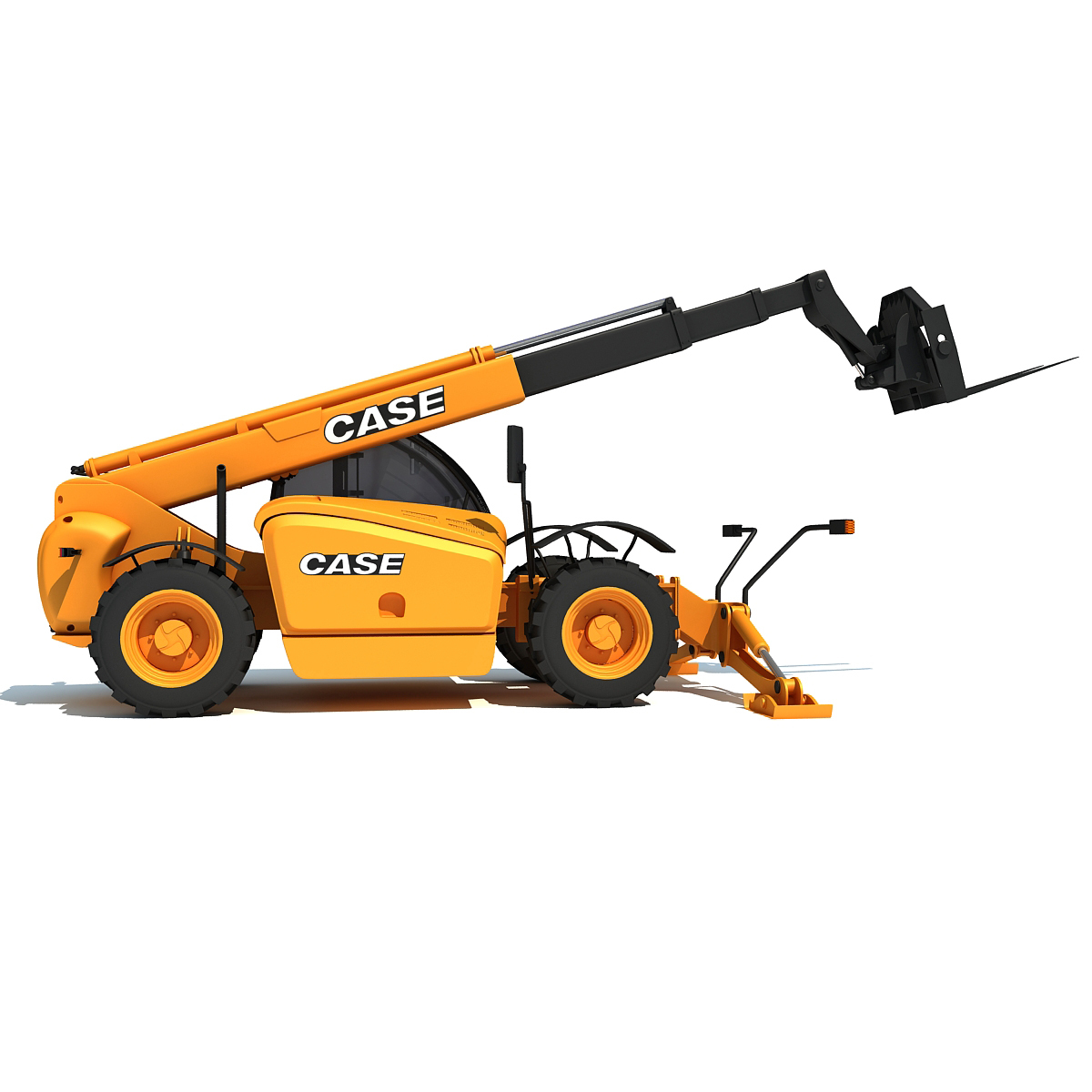 3d model case telescopic handler