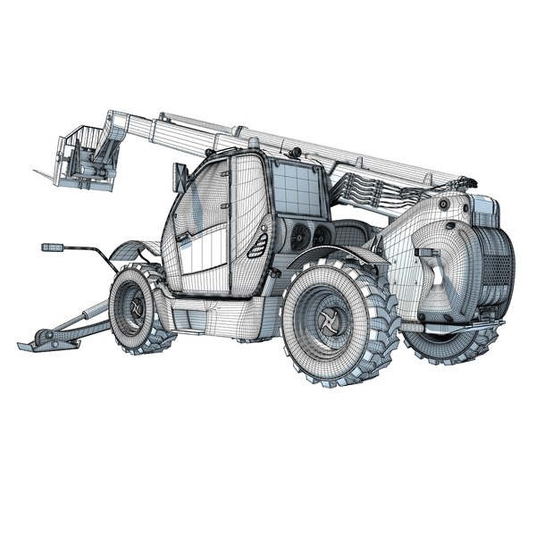 3d model case telescopic handler