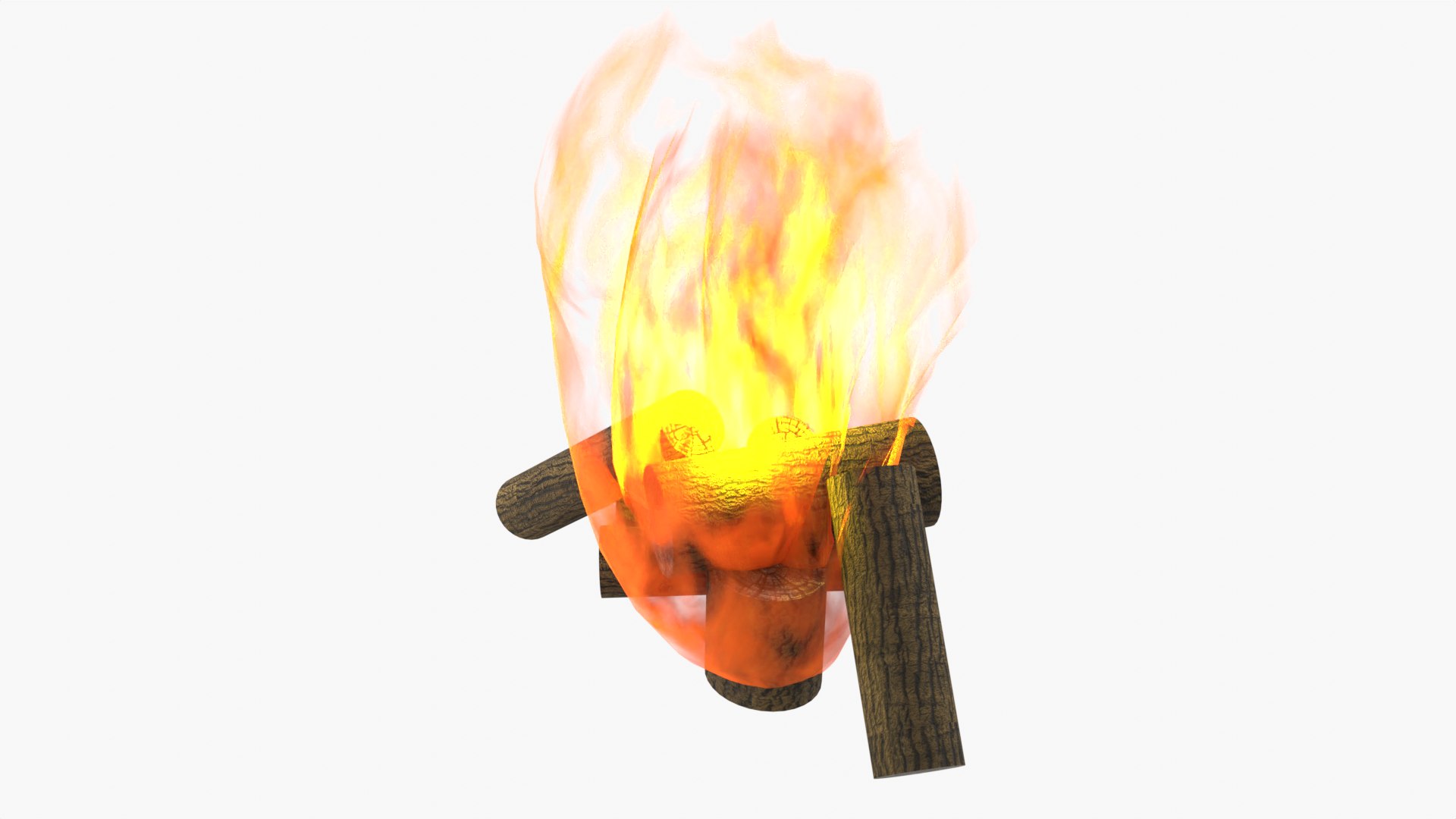 3D Burning Woods Model - TurboSquid 1993932