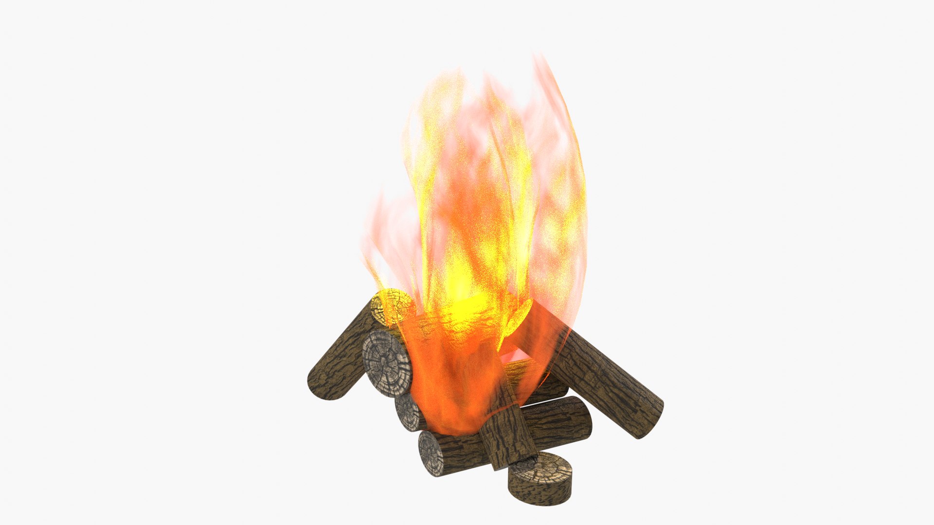 3D Burning Woods Model - TurboSquid 1993932