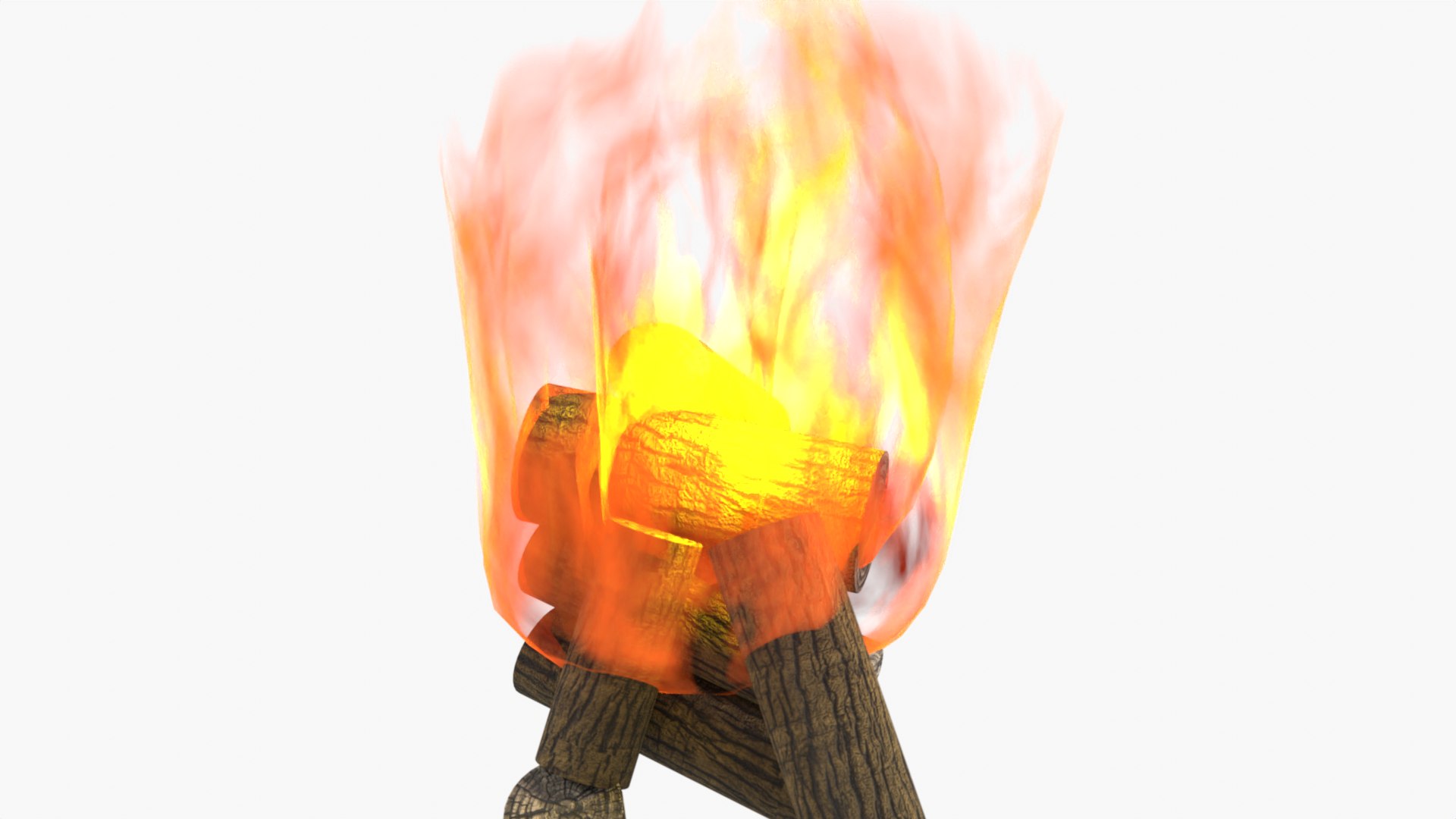 3D Burning Woods Model - TurboSquid 1993932