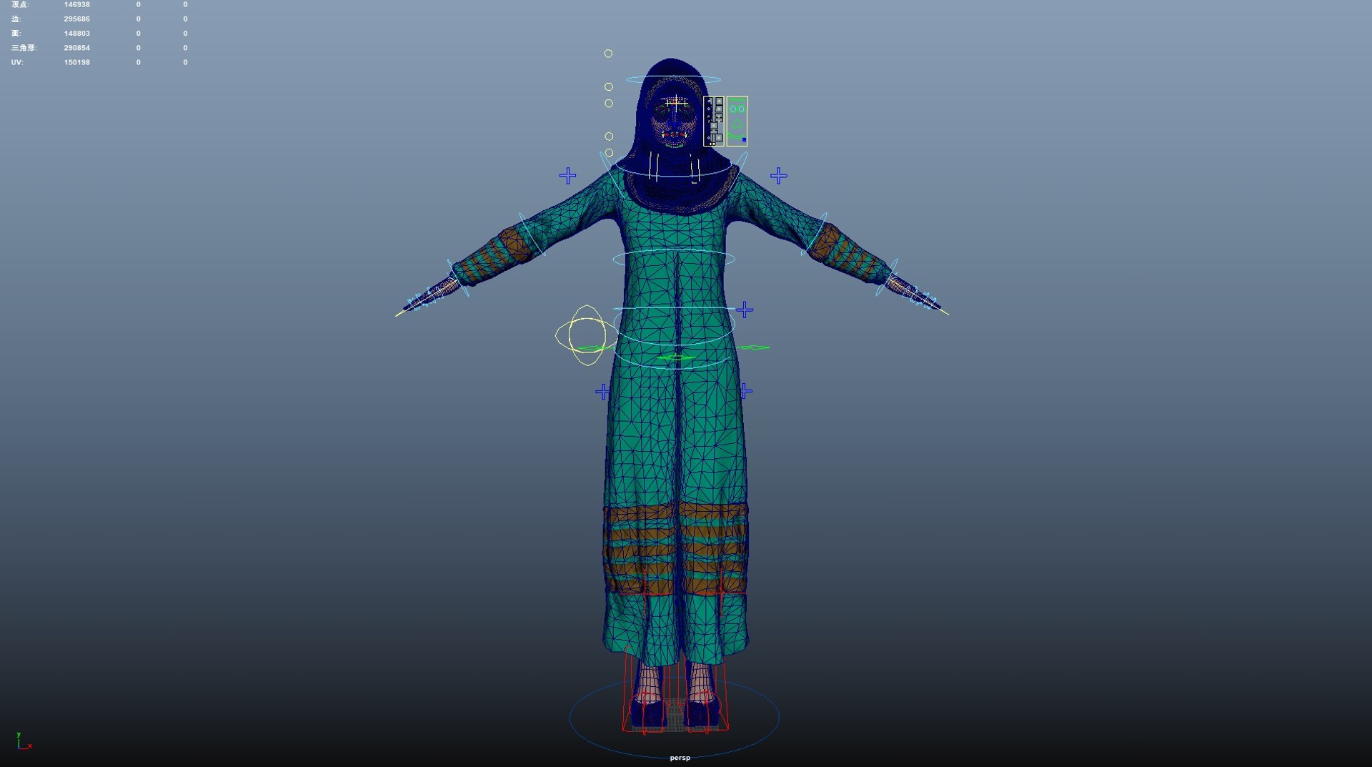 3D Arab Women Rigged Model - TurboSquid 2316702